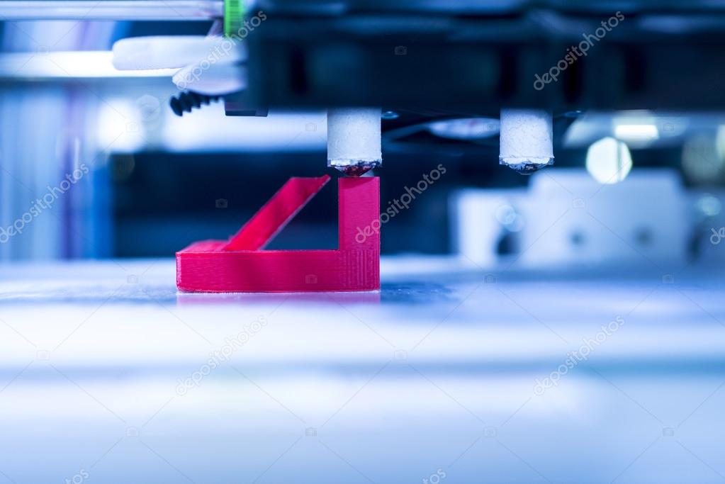 Three dimensional printing machine — Stock Photo © RomboStudio #66400489