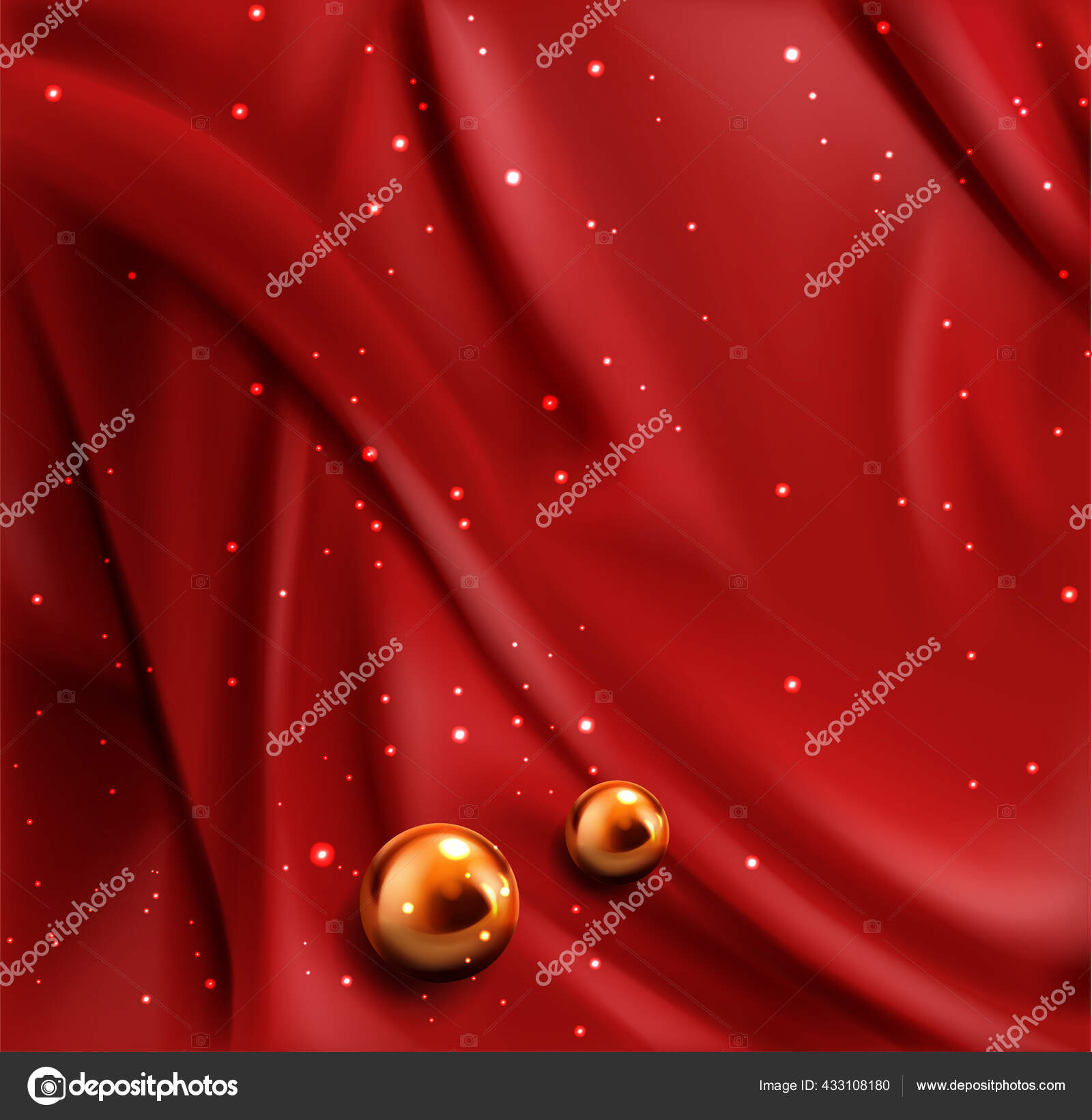 Red Cloth Background. vector background. template or substrate for your ...