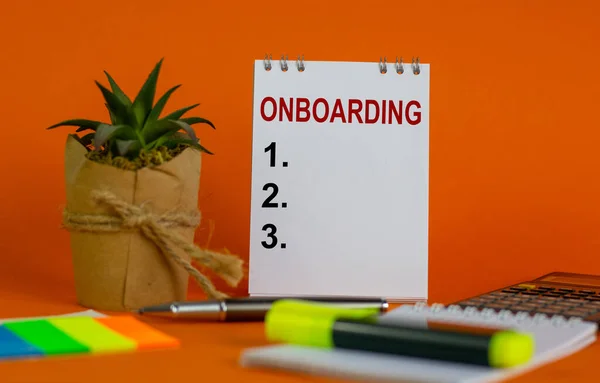 Onboarding Symbol 'Onboarding' Written Wooden Blocks Business ...