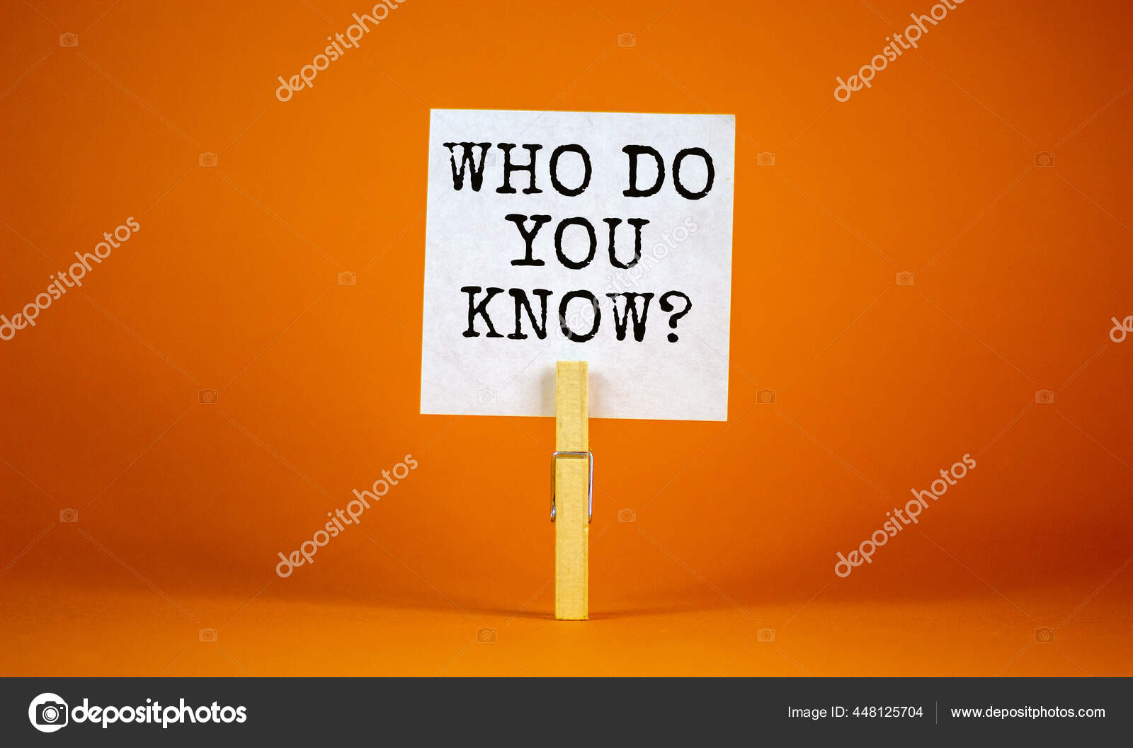 Who You Know Symbol White Paper Words 'Who You Know' — Stock Photo ...