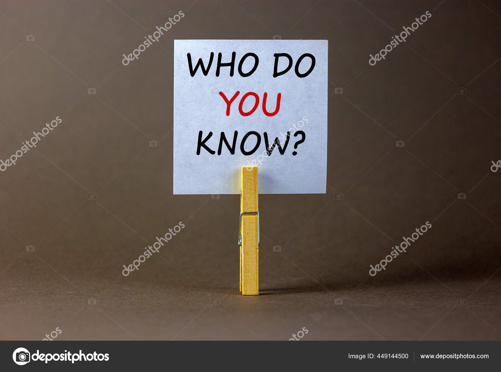 Who You Know Symbol White Paper Words 'Who You Know' — Stock Photo ...