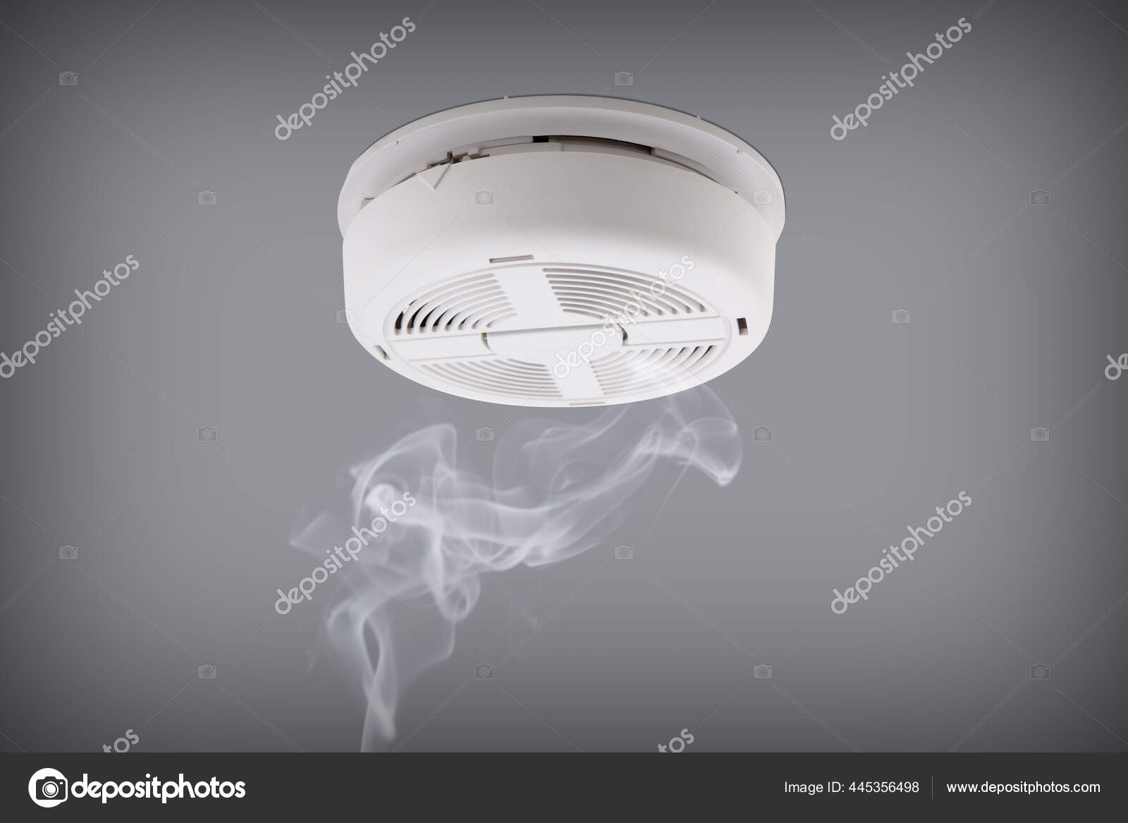 Smoke Detector On Ceiling