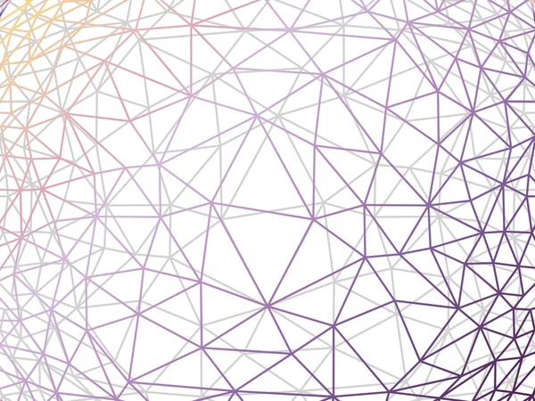 Rumpled triangular low poly style vine red geometric network pattern. Abstract background ...