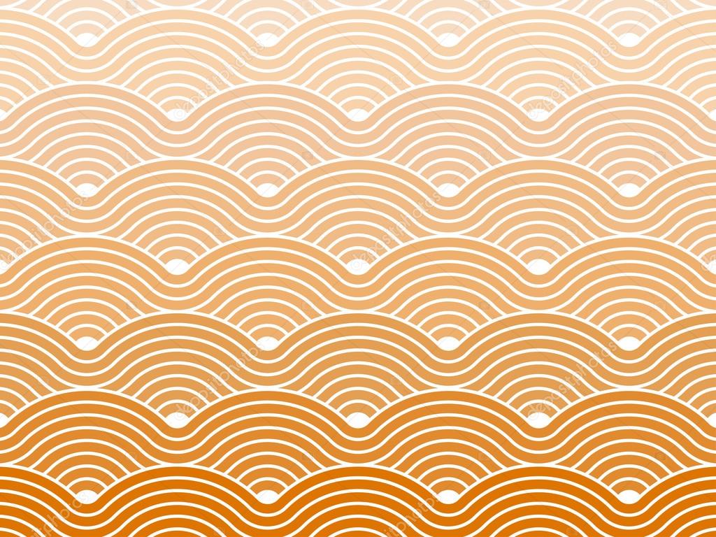 Colorful geometric seamless repetitive vector curvy waves pattern ...