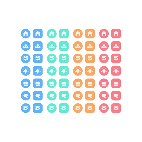Multipurpose Business Card Icon Set of web icons — Stock Vector ... Multipurpose Business Card Icon Set of web icons — Stock Vector ...