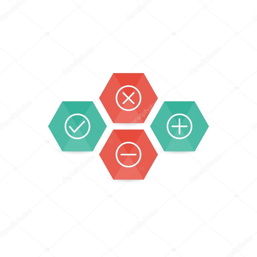 Plus and Minus marks Stock Vector Image by ©iterum #67411949