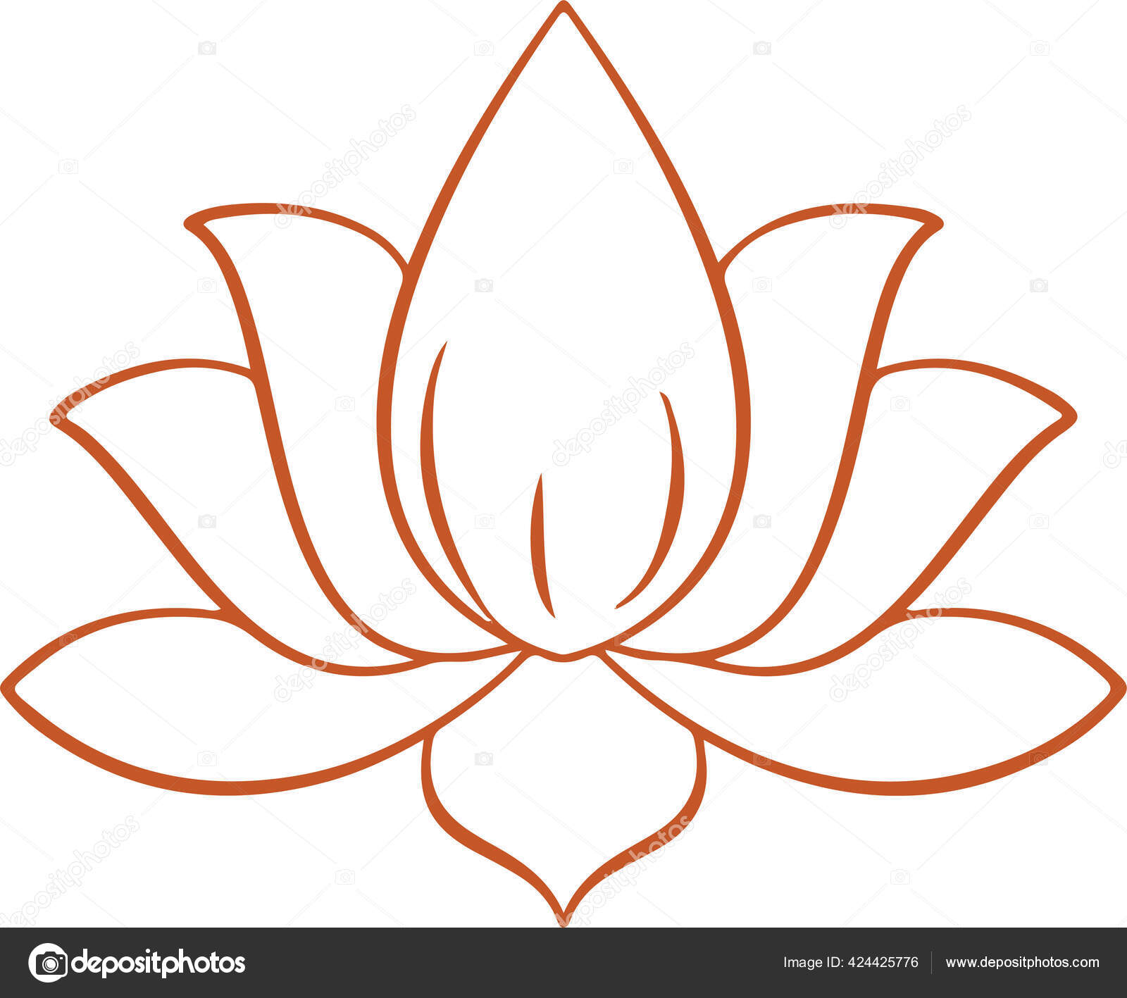 Dibujo De Boceto De Flor De Loto Arte De Línea De Flor De Loto PNG