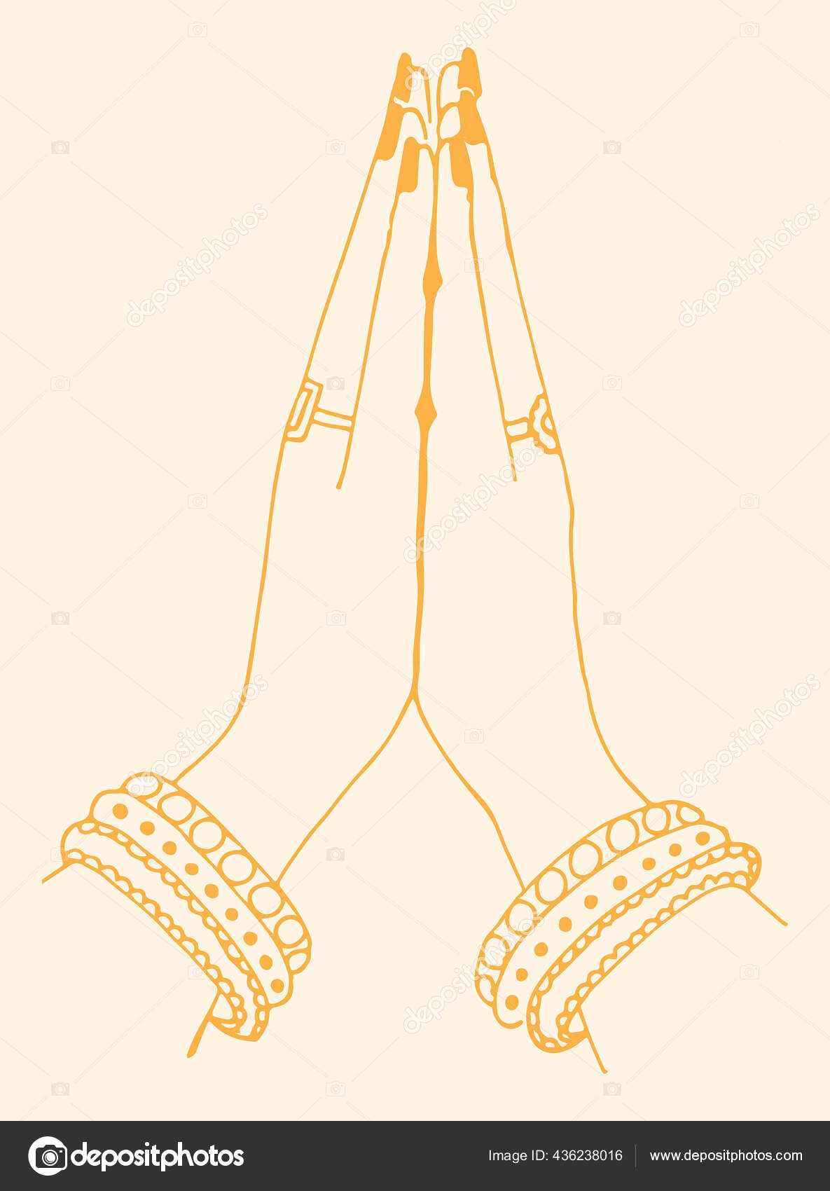 Indian Welcome Hands