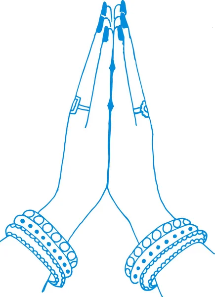 72 Namaskar hand Vector Images | Depositphotos