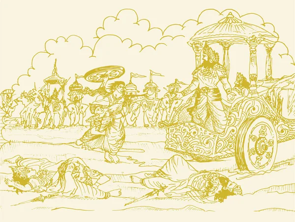 Kurukshetra, Royalty-free Kurukshetra Vector Images & Drawings ...