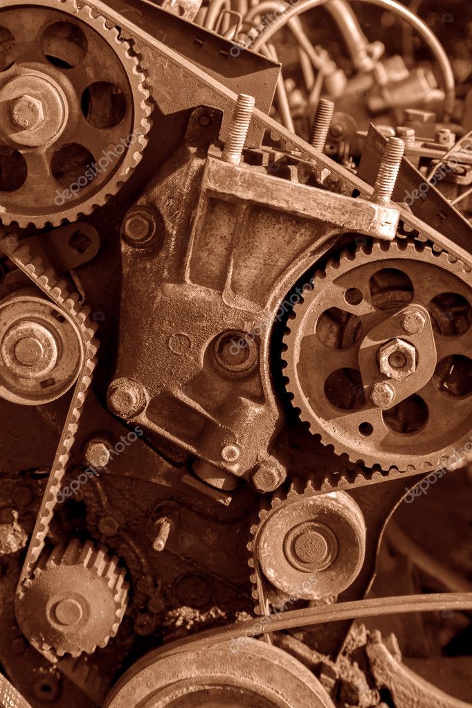Background of old engine Stock Photo by ©MartinLisner 57910113