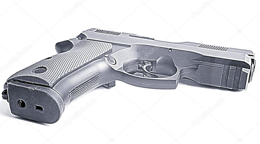 Gun isolated on white background — Stock Photo © MartinLisner #69541973