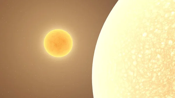 star close view, stars in the galaxy, suns 3d render - Stock Image ...