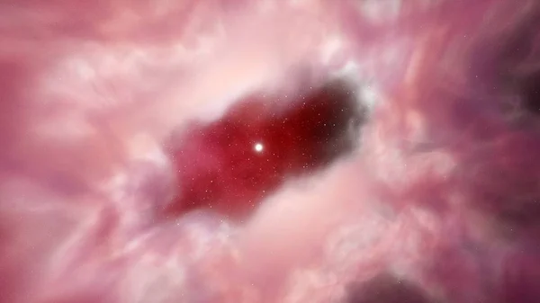 red-violet nebula in outer space, horsehead nebula, unusual colorful ...