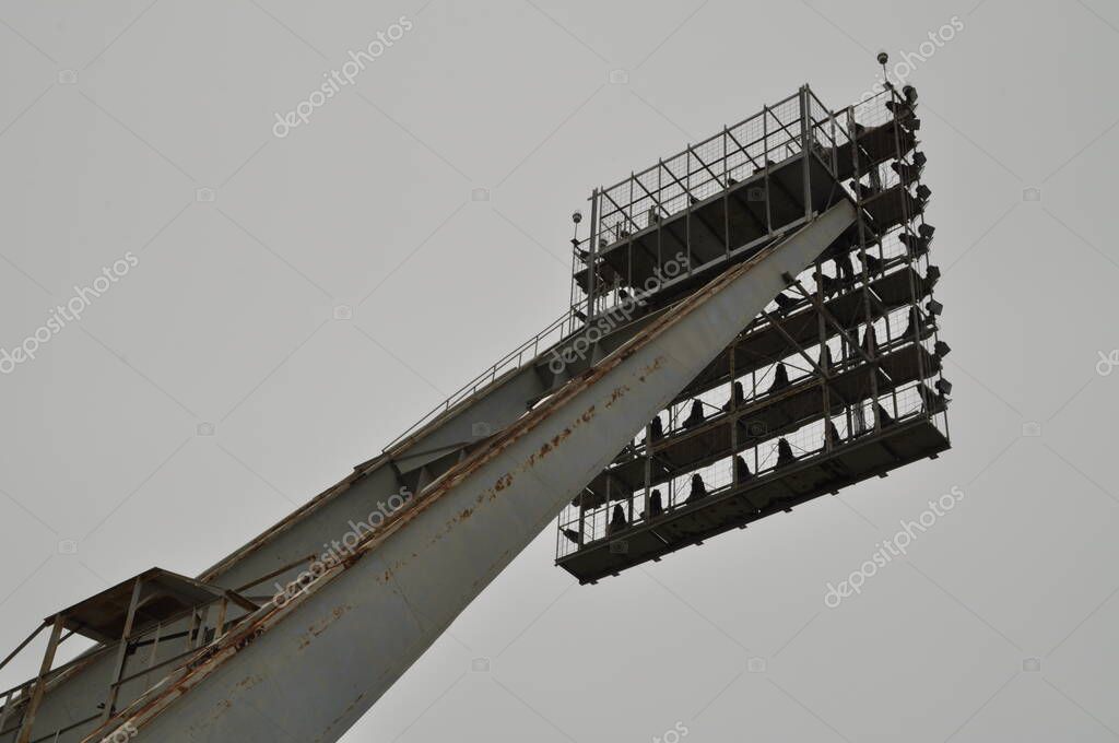 El antiguo estadio Ferenc Puskas en Budapest, Hungría. 2024