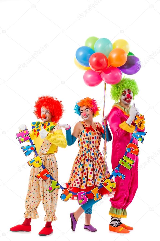 Funny playful clown Stock Photo by ©vadimphoto1@gmail.com 100142082