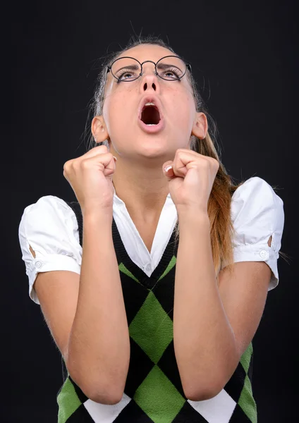Nerd woman Stock Photos, Royalty Free Nerd woman Images | Depositphotos