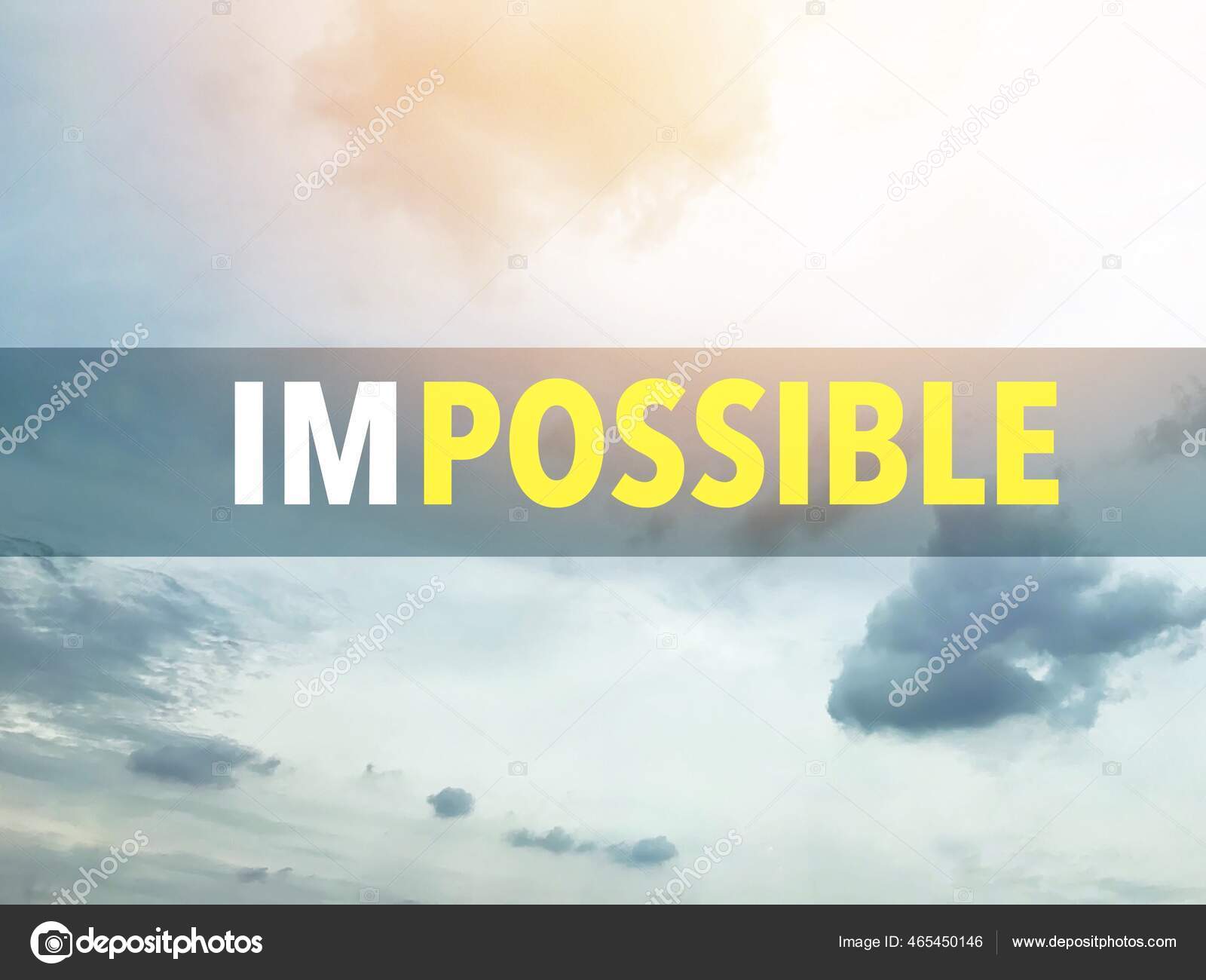 Impossible Words Cloud Sky Background Stock Photo by ©AmySachar 465450146