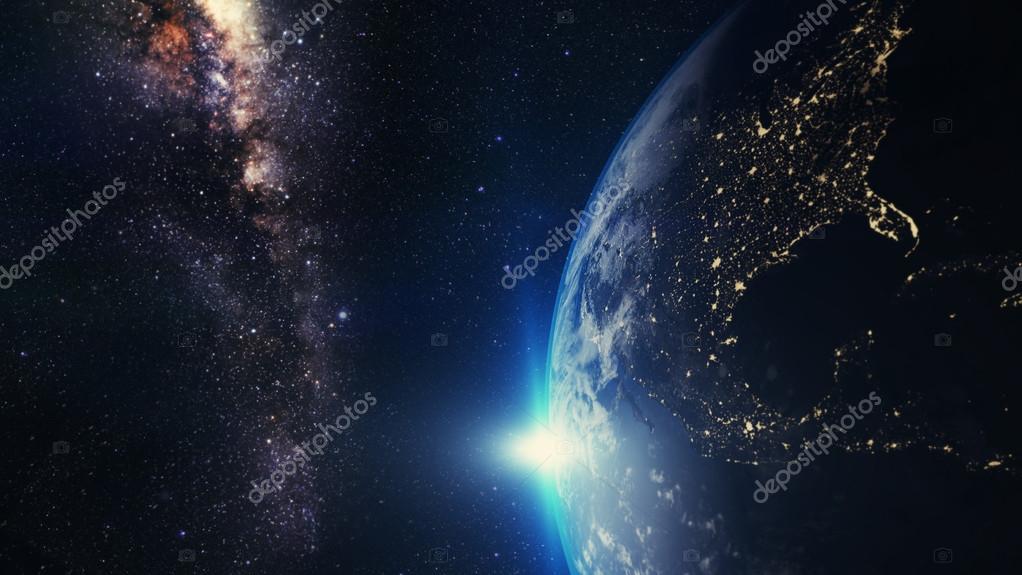 Earth sunset — Stock Photo © vjanez #58636803