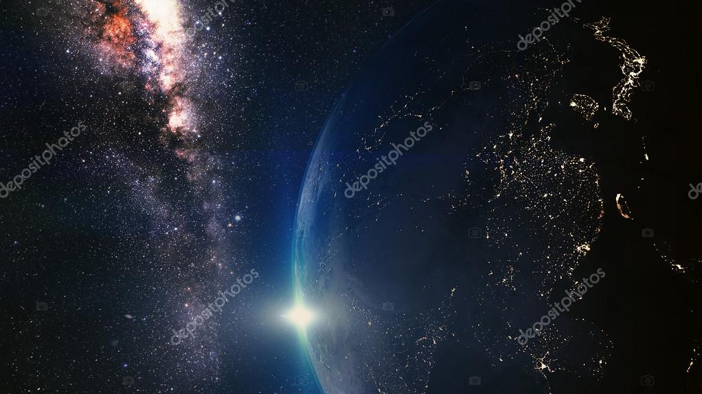 Earth sunset — Stock Photo © vjanez #58636805