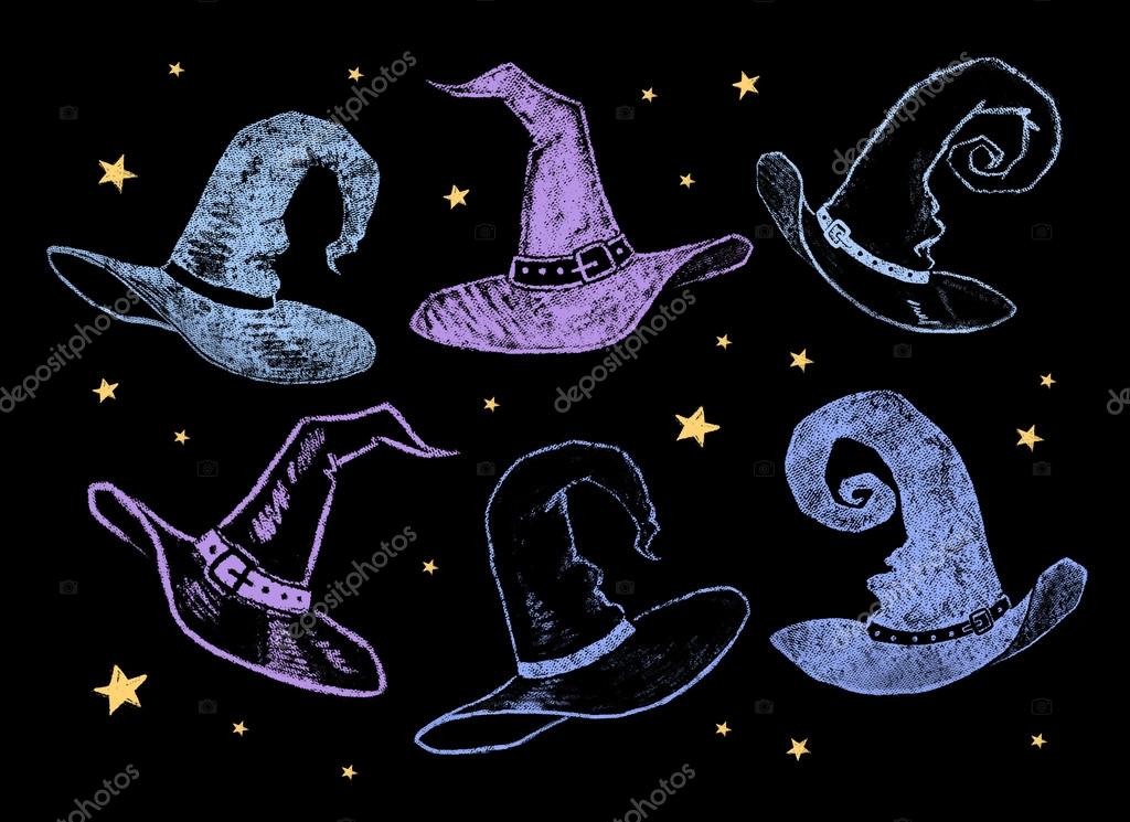 Witch hats collection. Stock Photo by ©Sonya_illustration 83760608