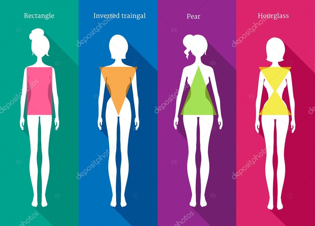 Female Body Types Stock Vector Image By ©sonyaillustration 99689168