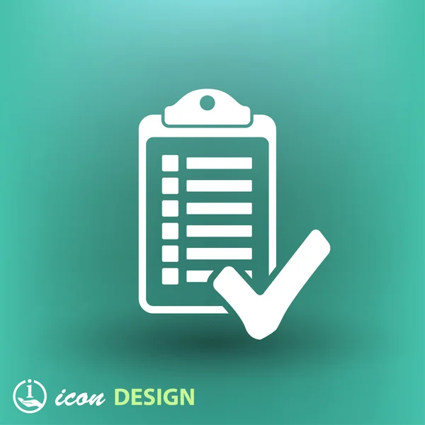 Image vectorielle Icône Liste de vérification par ©hristianin - 55791035
