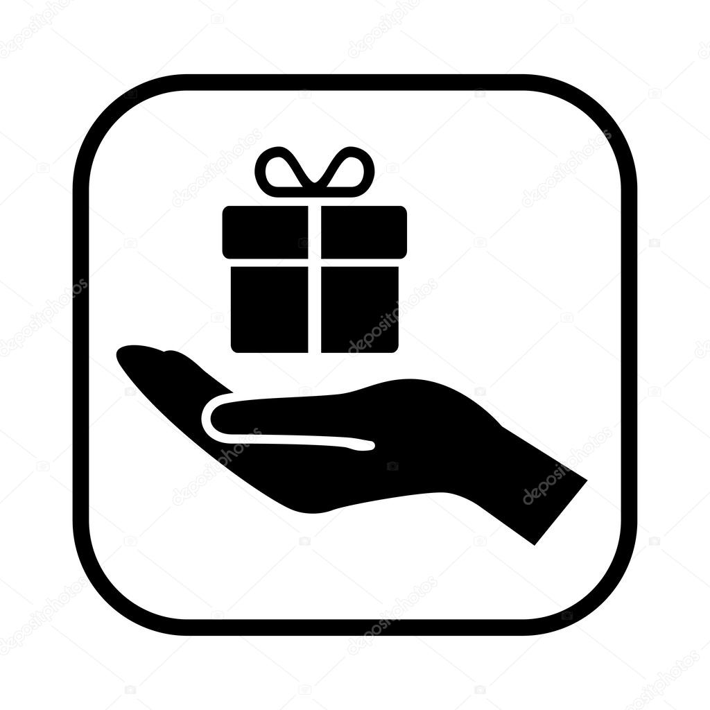 Icône cadeau — Image vectorielle hristianin © #51960359