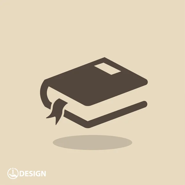 pictograph of book icon — Stock Vector © hristianin #68491715