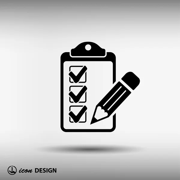 Pictograf a de lista de verificaci n y pluma 2024