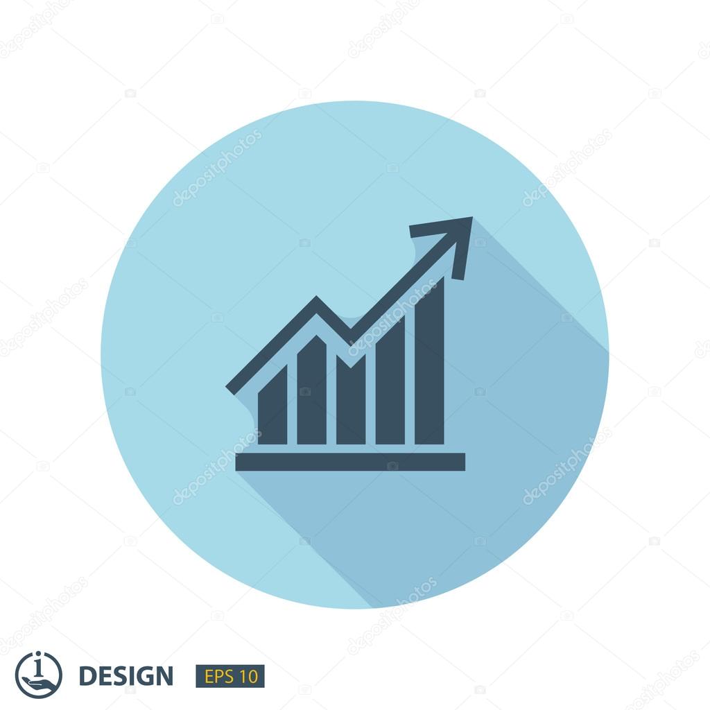 Pictografía de gráfico con flecha Vector de stock #70513481 de ©hristianin