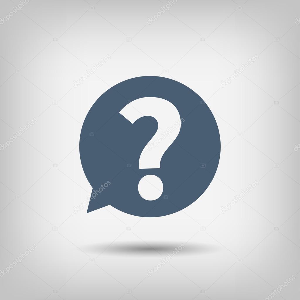 Pictograph of question mark Stock Vector Image by ©hristianin #74990645