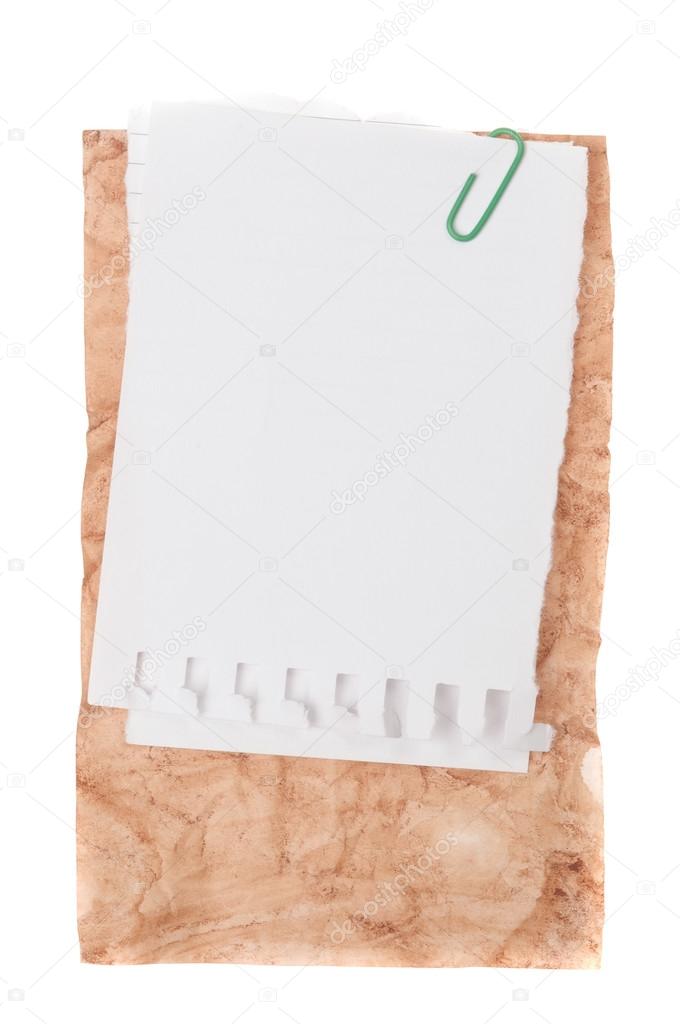 Blank piece of paper Stock Photo by ©markop 51812587