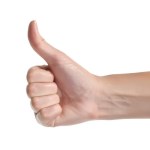 Hand sign thumbs up Stock Photo by ©Dragonfly666 15274703