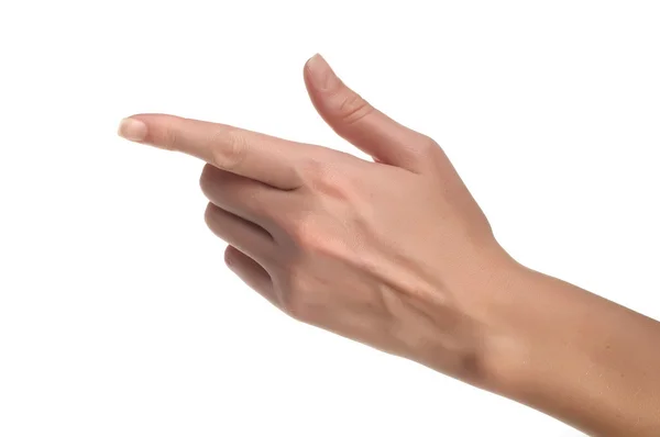 Hand pointing at something Stock Photo by ©markop 54138005