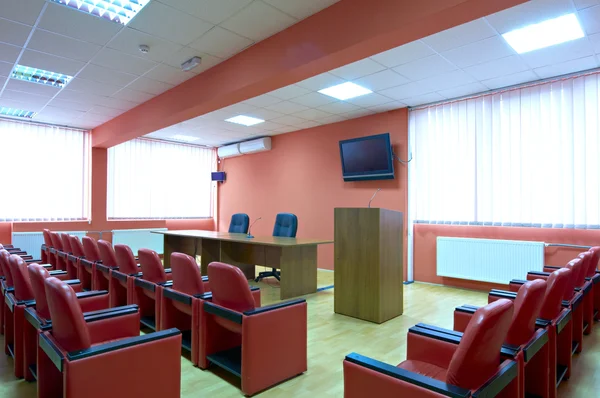 Red conference room Stock Photo by ©markop 59858703