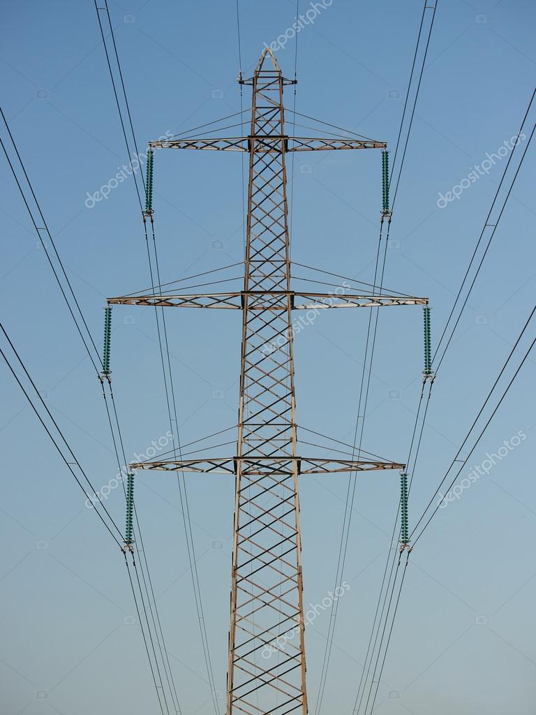 Overhead power lines — Stock Photo © DennisJacobsen #55093881