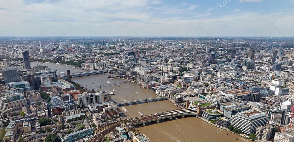 Aerial view of London city — Stock Photo © DennisJacobsen #79969116