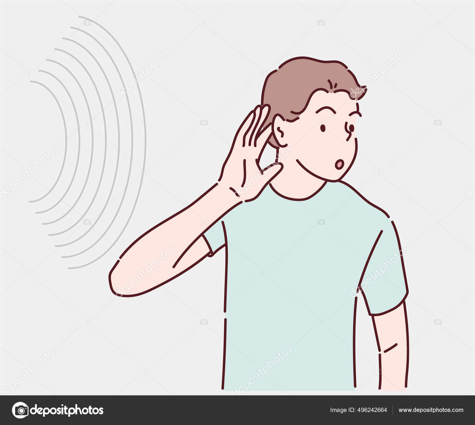 Cartoon Ears Listening