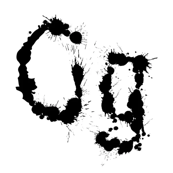 Black messy ink blot. Vector Stock Vector by ©Lezhepyoka 292287742