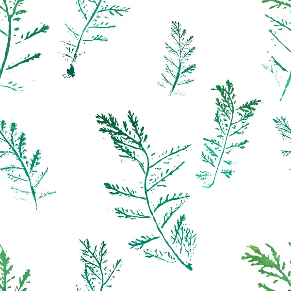 Floral pattern of herbs branches Stock Vector Image by ©Lezhepyoka ...