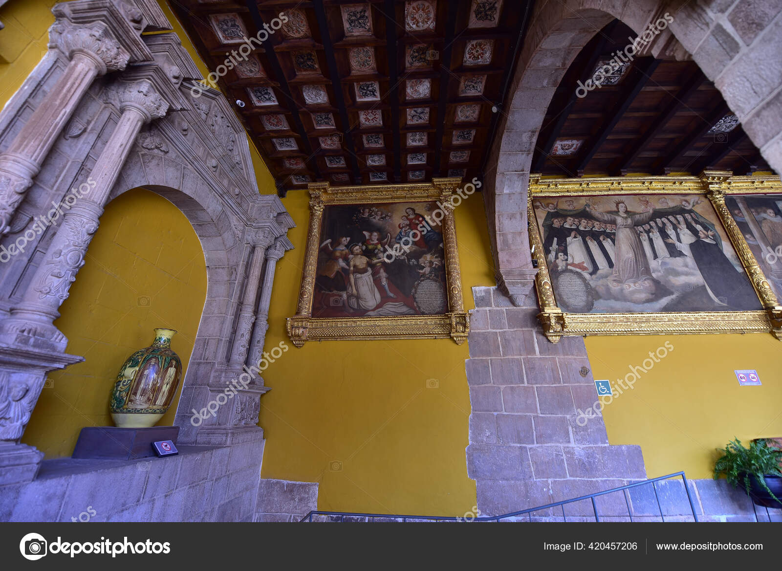 Qorikancha Inca Temple Sun View Dedicated Important Inca Deities ...