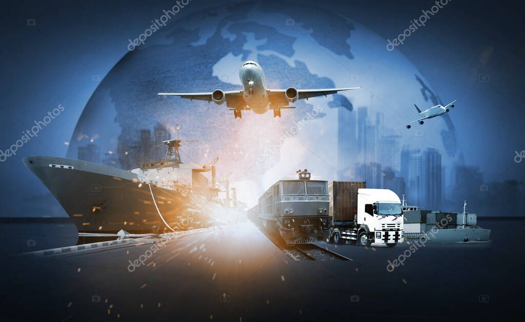 La logística mundial, hay mapa del mundo con la distribución de la red ...