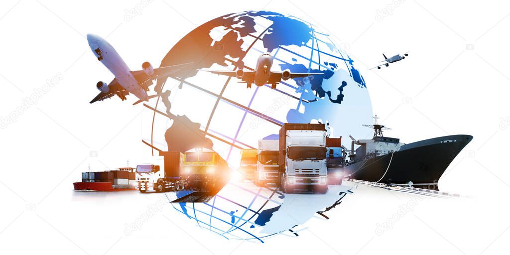 La logística mundial, hay mapa del mundo con la distribución de la red ...