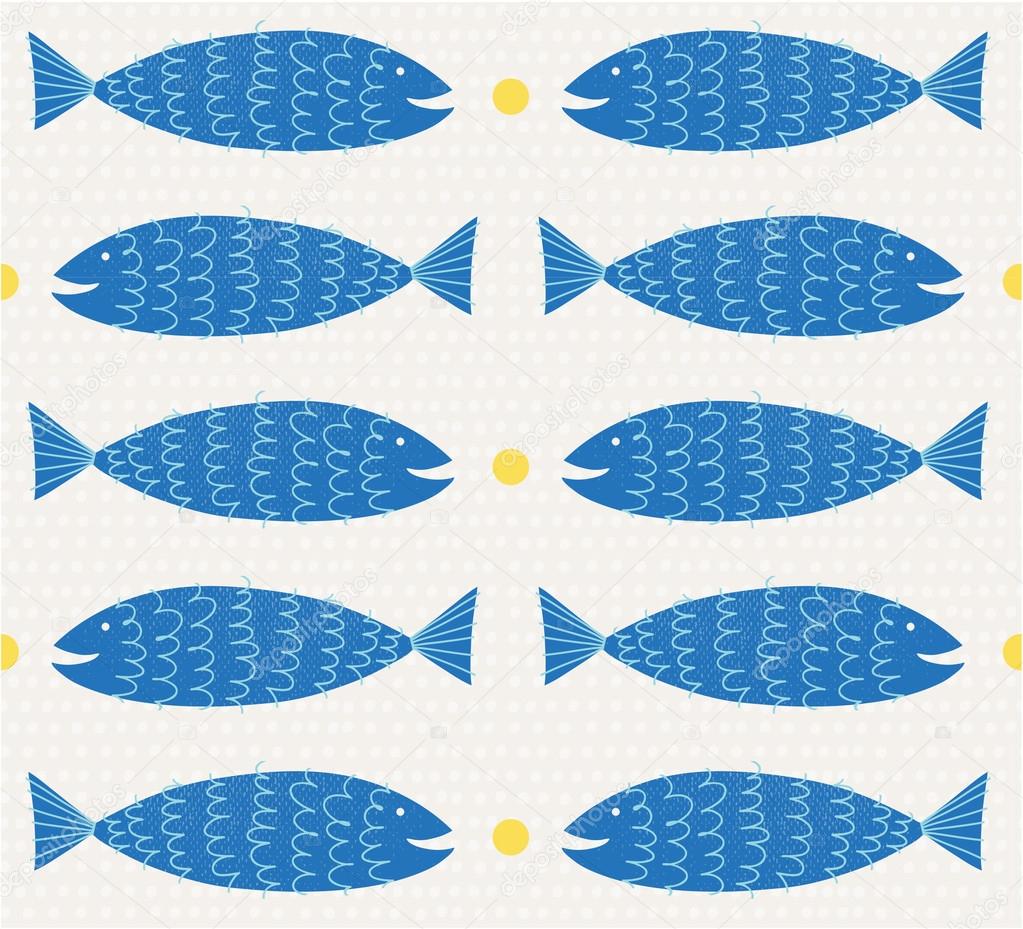 Sea life pattern with fishes. — Free Stock Vector © iliveinoctober ...