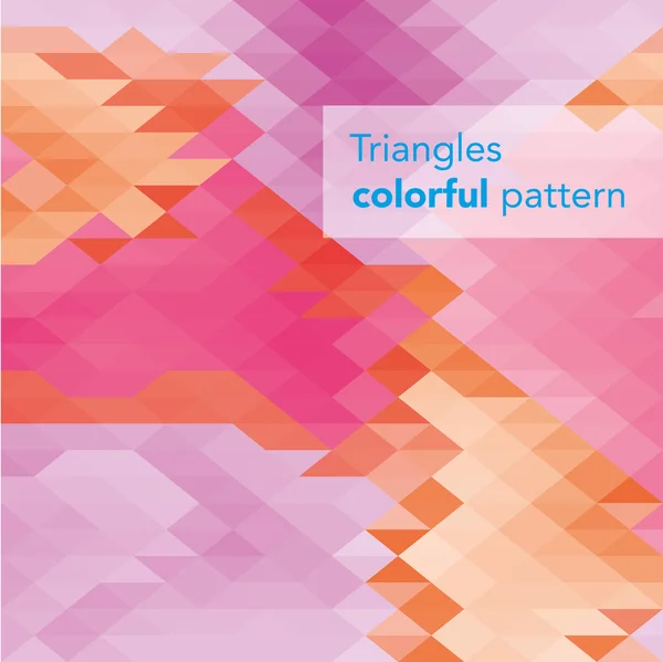 Colorful triangles gradient pattern Stock Vector Image by ...