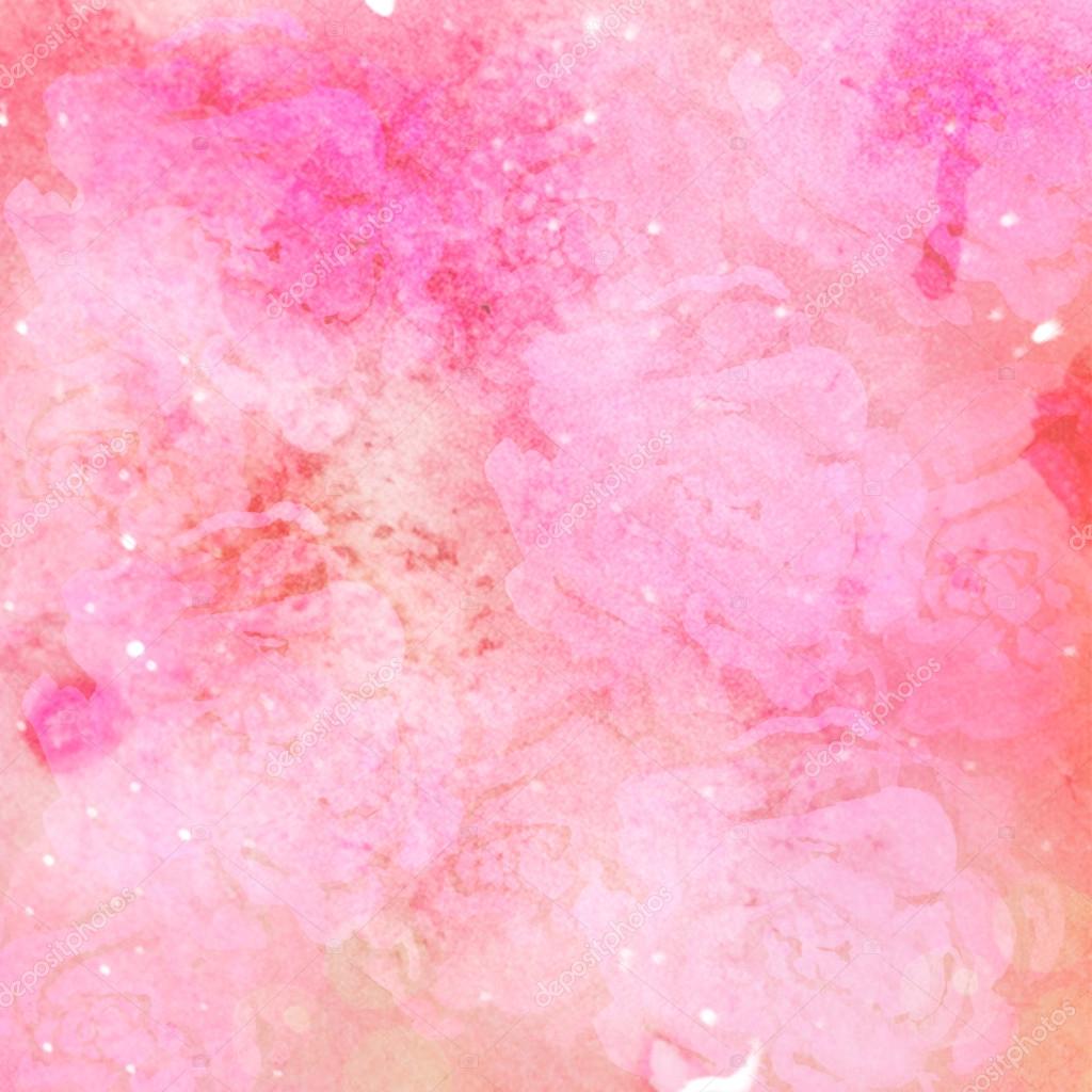 Fondo acuarela rosa — Foto de stock © iliveinoctober #74102545