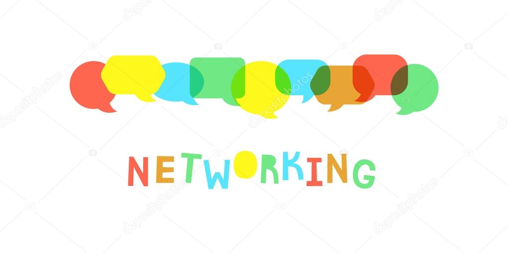 Speech bubbles and word Networking — Stock Vector © iliveinoctober ...