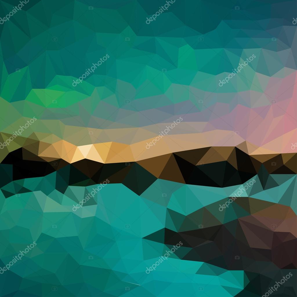 Blended lighting abstract geometric background Stock Vector Image by ...