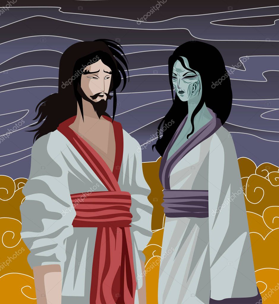 cuento de mitología japonesa izanami y izanagi en el inframundo 2023